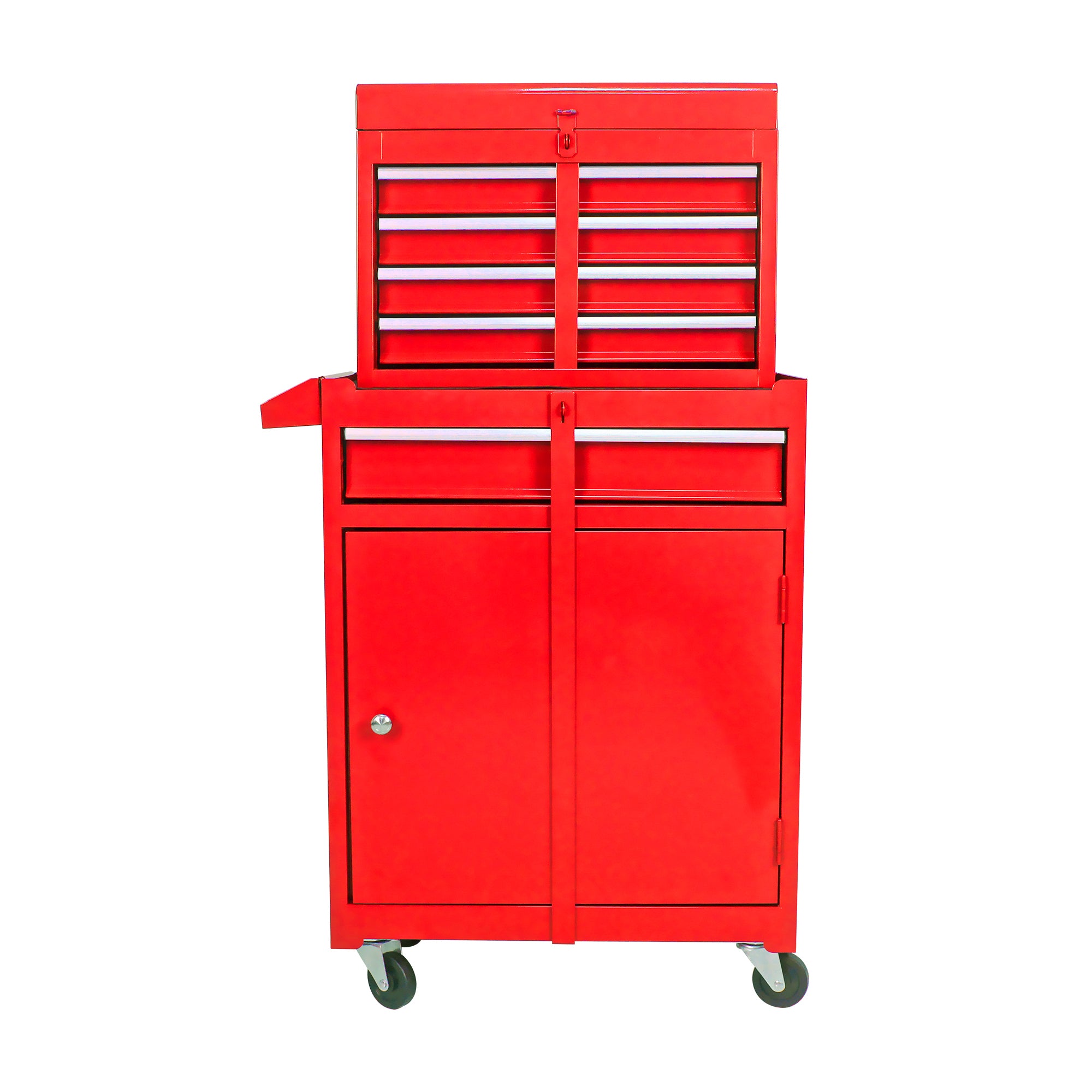 5-Drawer Tool Box with Wheels, Removable Top, and Adjustable Shelves ...