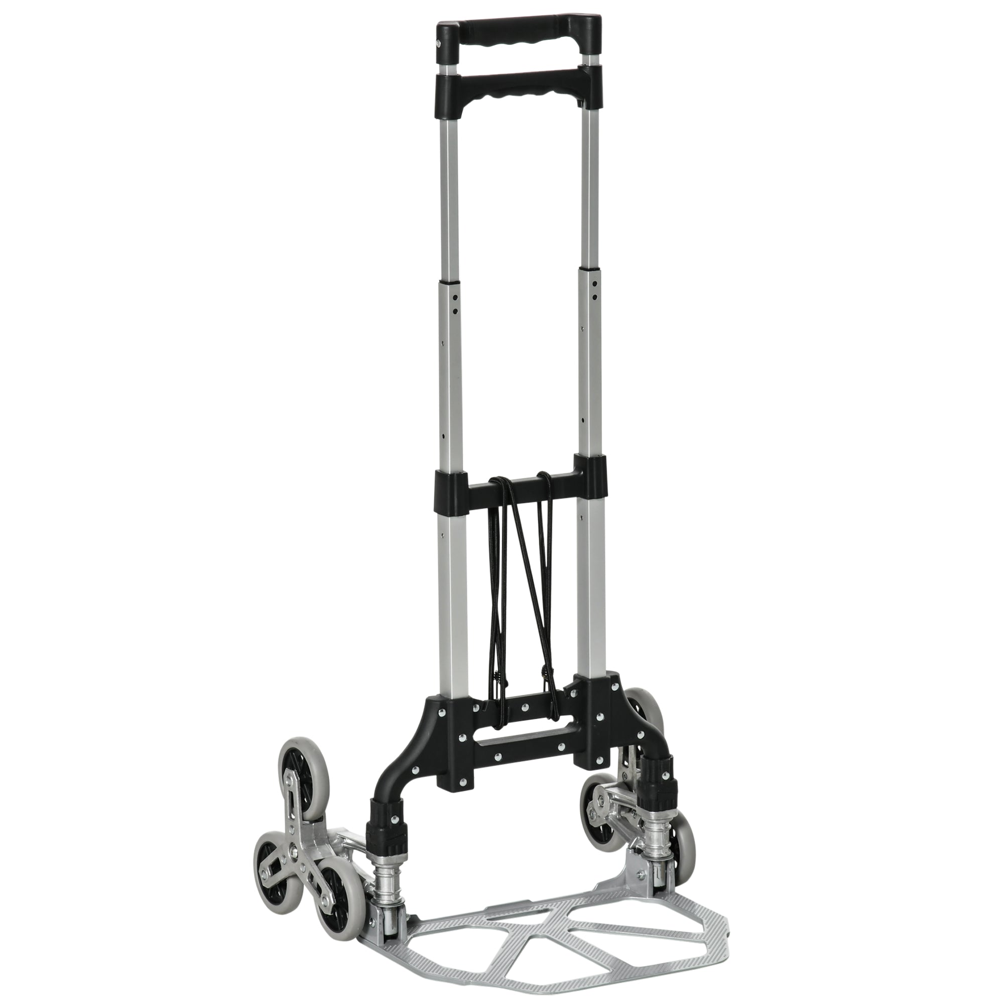 DURHAND stair climber sack barrow, foldable with 6-wheel system, 70kg ...